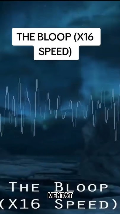 Have you ever heard the actual real-time recorded version of the bloop ...