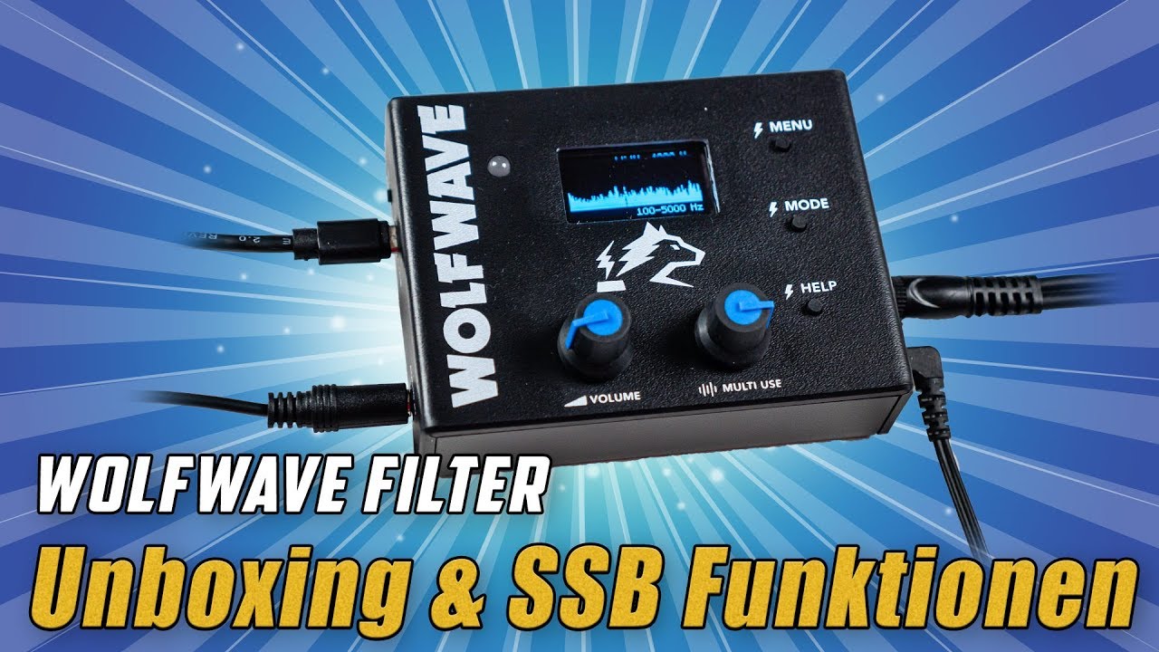 Wolfwave Filter #01 🔈 Bedienung & SSB Funktionen - YouTube