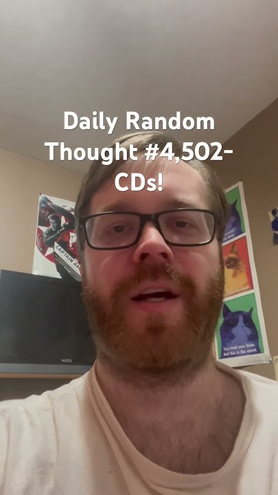 Daily Random Thought #4,502- CDs! - YouTube