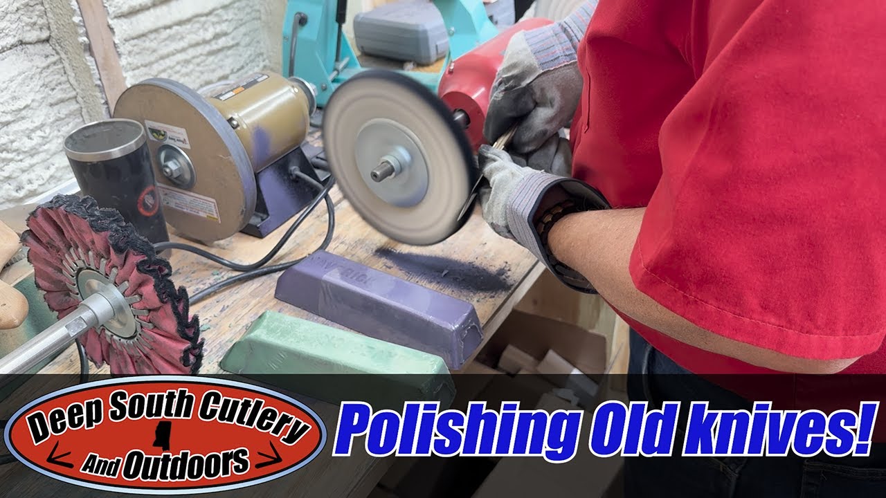 Polishing Old Knives, Case Copper Head. #caseknives #polishing - YouTube