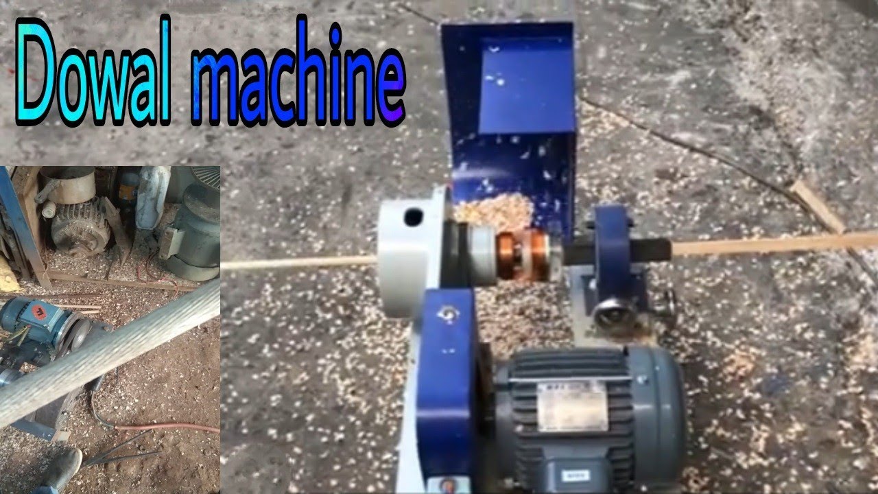 Dowal making #dowal machine#machine #wood raund machine - YouTube