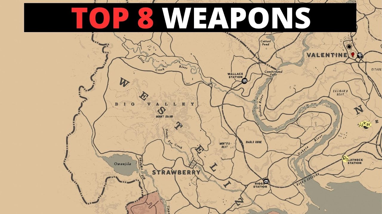Best 8 Weapons You Can Get Early in RDR2 - YouTube