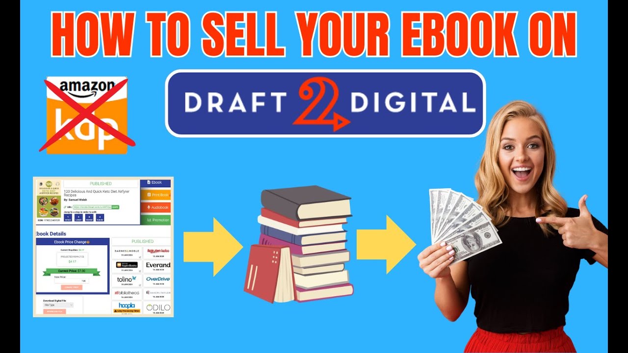 Self-Publish And Sell Your Books On Draft2Digital - Full Tutorial - Is D2D Better Than Amazon ...