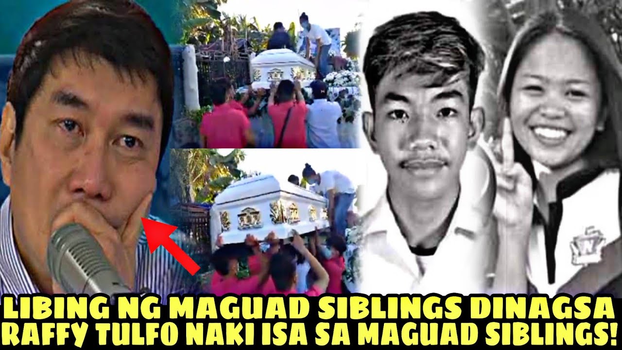 LIVE! ACTUAL na libing ng Maguad Siblings Dinagsa | Raffy Tulfo naki ...