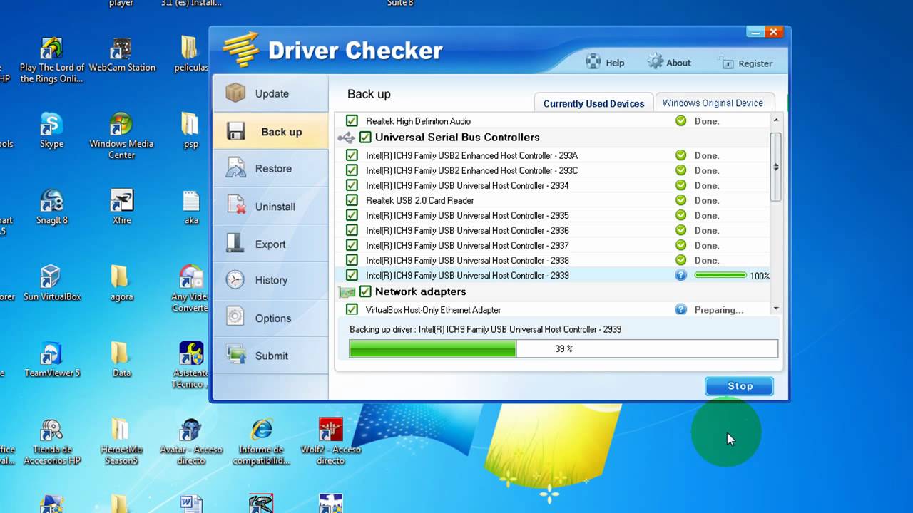 rescatar controladores con DRIVER CHECKER - YouTube