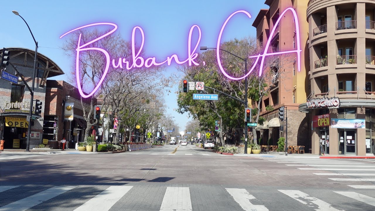 Driving Around Burbank, Los Angeles County, California [4K] - YouTube