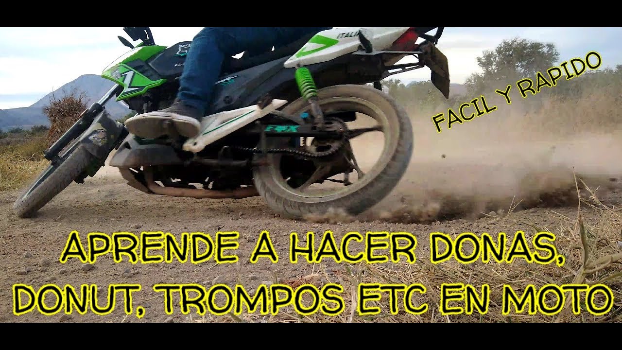 COMO HACER TROMPOS EN MOTO PARA PRINCIPIANTES EN 5 MINUTOS MASOMENOS ...