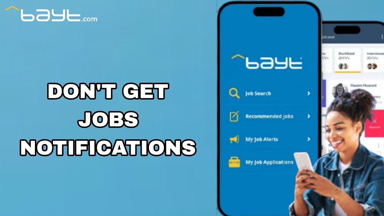 How To Enable Don't Get Job Notifications On Bayt.com App | Step By ...