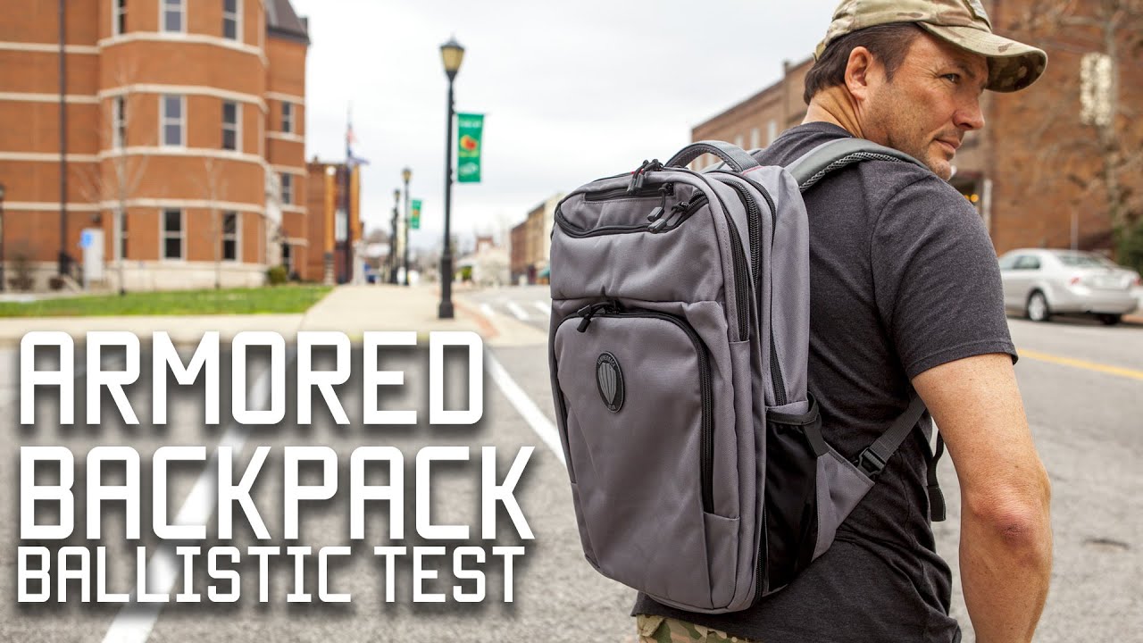 Armored Backpack And Body Armor | School Shooting Protection - YouTube