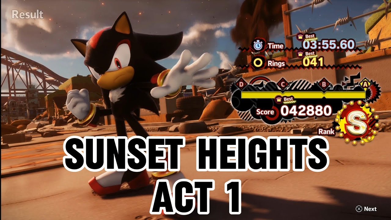 SONIC X SHADOW GENERATIONS - Sunset Heights - YouTube