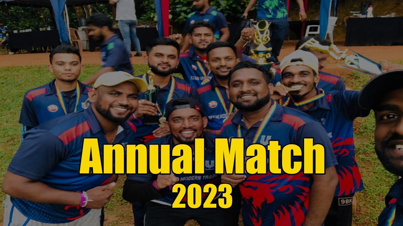 Unilever MT Annual Cricket Match 2023 || ටැග් එක අතේ ගැහුවා || - YouTube