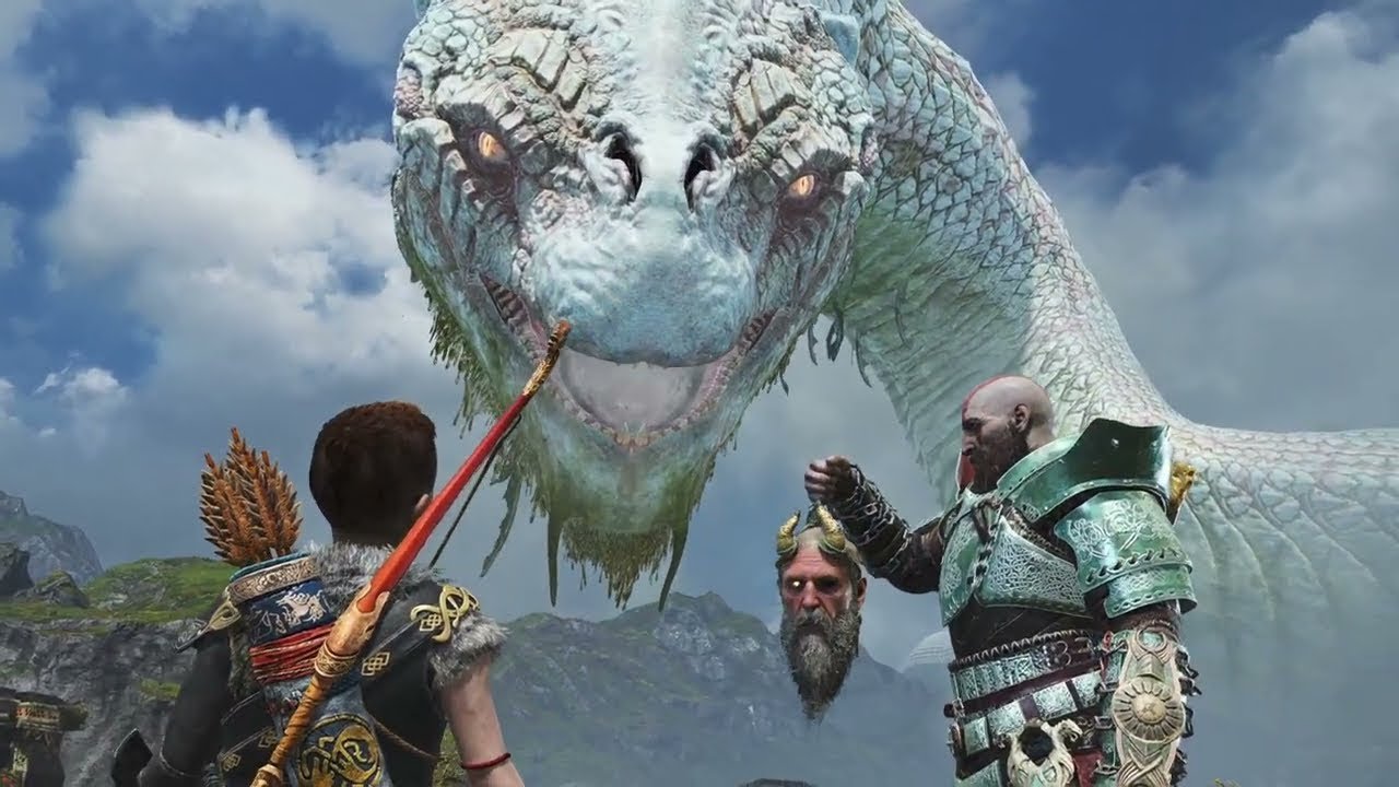 World's Biggest Snake God Of War - YouTube