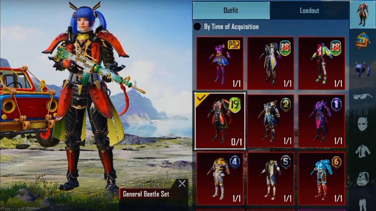 All Mythic Inventory🔥 | Outfits,Emotes,Parachute,Granade,Plane | BGMI ...