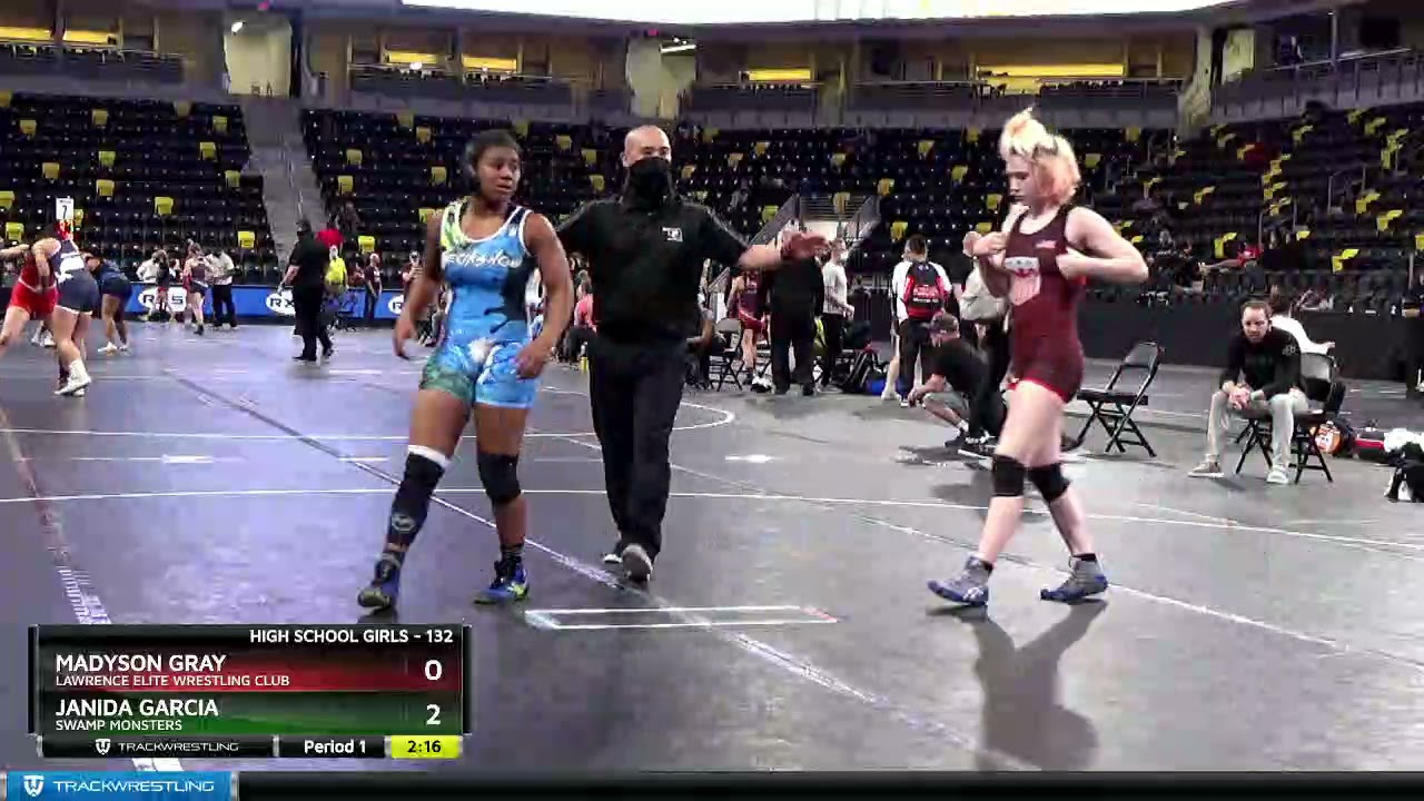 High School Girls 132 Madyson Gray Lawrence Elite Wrestling Club Vs ...