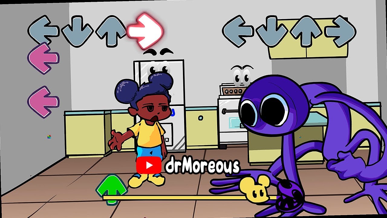 Amanda & Wooly VS ALL Rainbow Friends (FNF Knockout cover) - YouTube