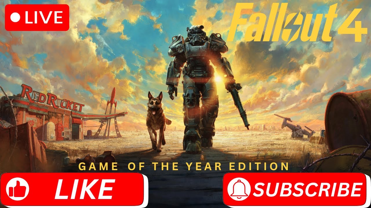 🔴LIVE | Fallout 4 | LIKE AND SUBSCRIBE! - YouTube