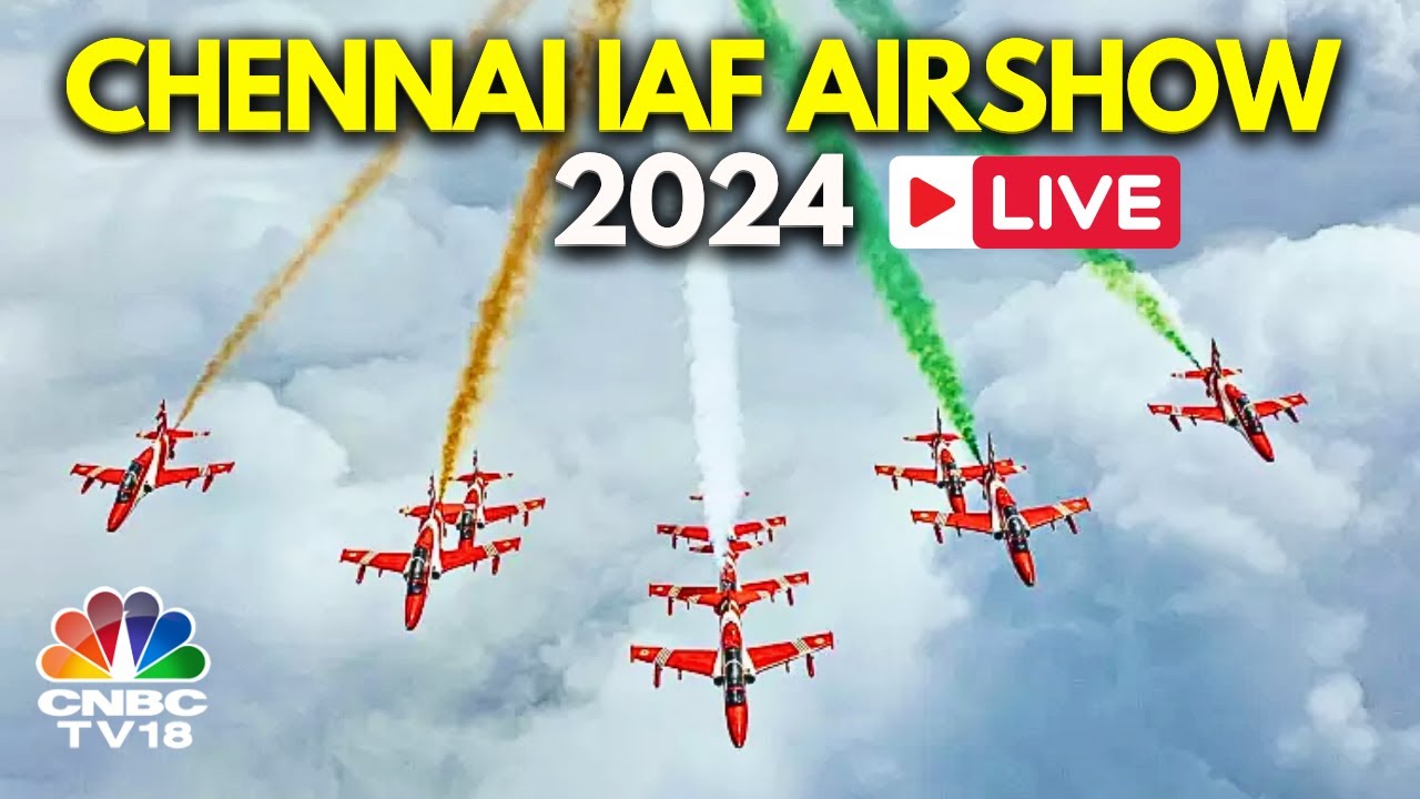 Chennai Airshow LIVE: Massive IAF Air Show Dazzles Chennai's Marina ...
