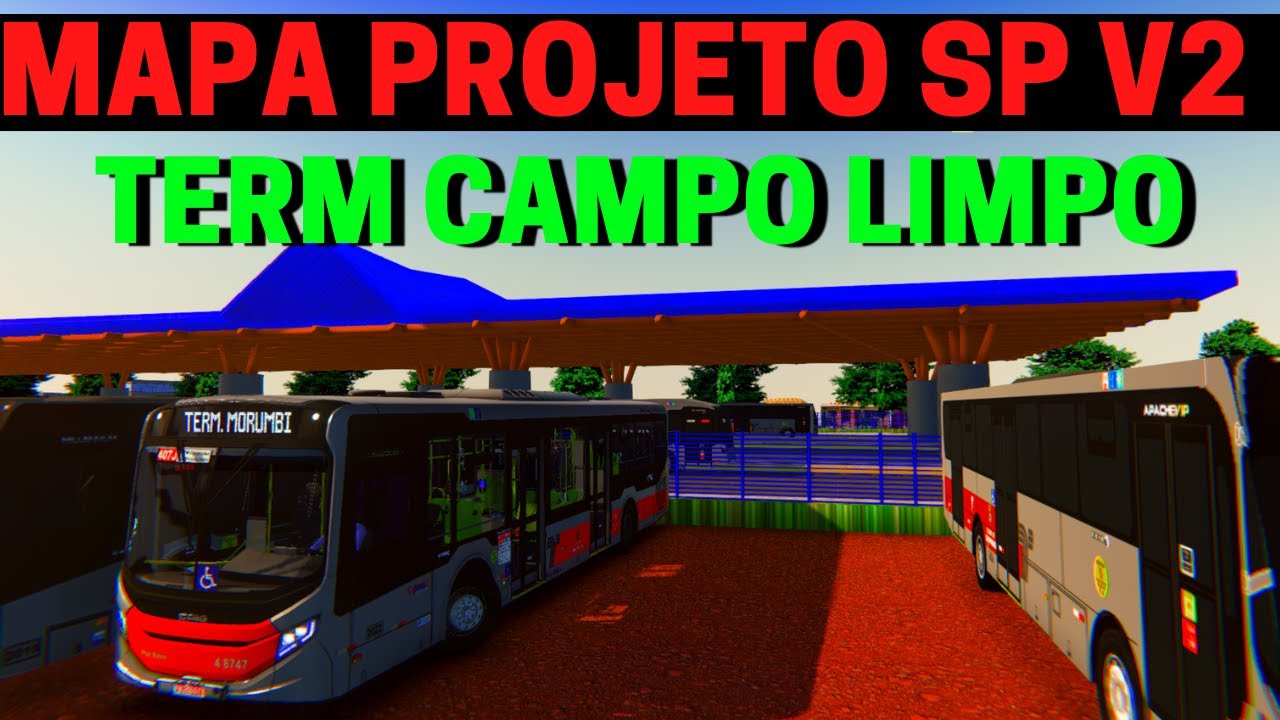 🔴Gameplay Mapa Projeto SP V2 | Term Campo Limpo - 8075-10 | Term ...