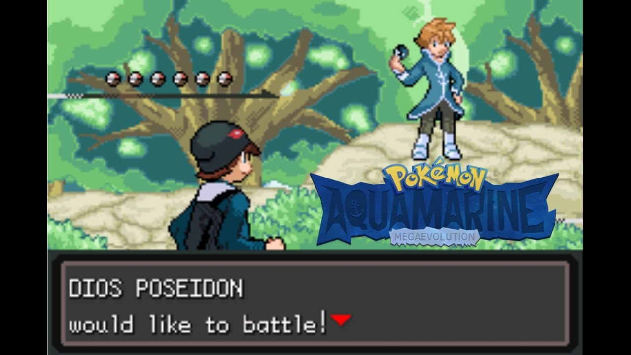 POKEMON AQUAMARINE VERSION DEMO [BATALLA CONTRA POSEIDON] - YouTube