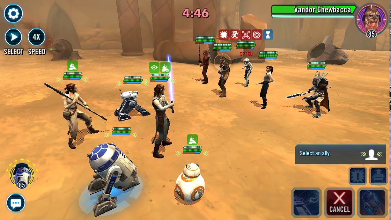 SWGOH - TW Counter - JTR VS Qi’Ra + Nest - YouTube