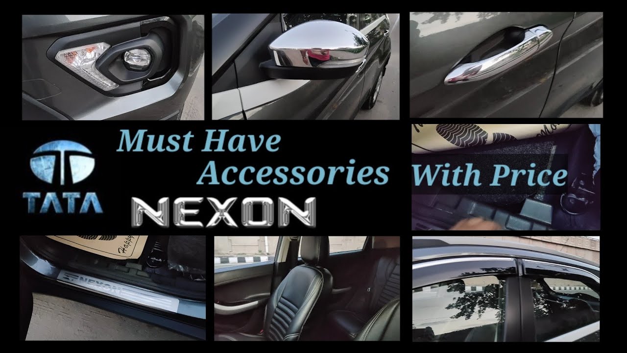 Accessories for Nexon XMS 2021 - Instalation and Price - Rahul Batish ...