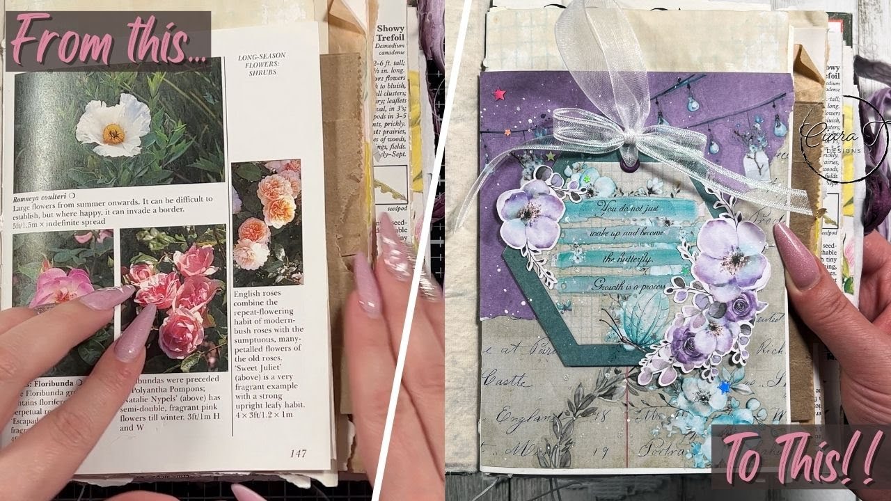 I made my first Junk Journal page... and it's beautiful!! | Junk ...