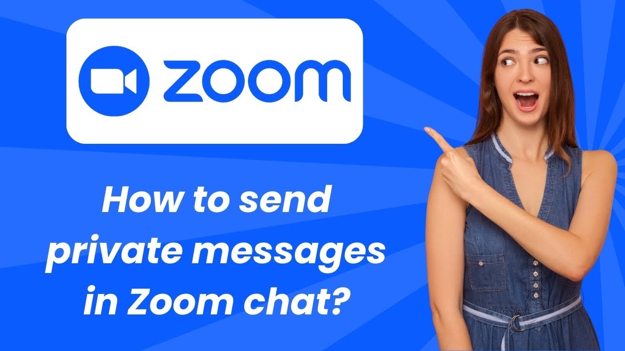 How to send private messages in Zoom chat ? - Step by Step - YouTube