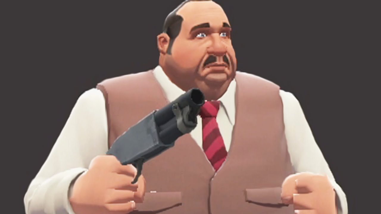 TF2 Civilian has tiny shotgun - YouTube