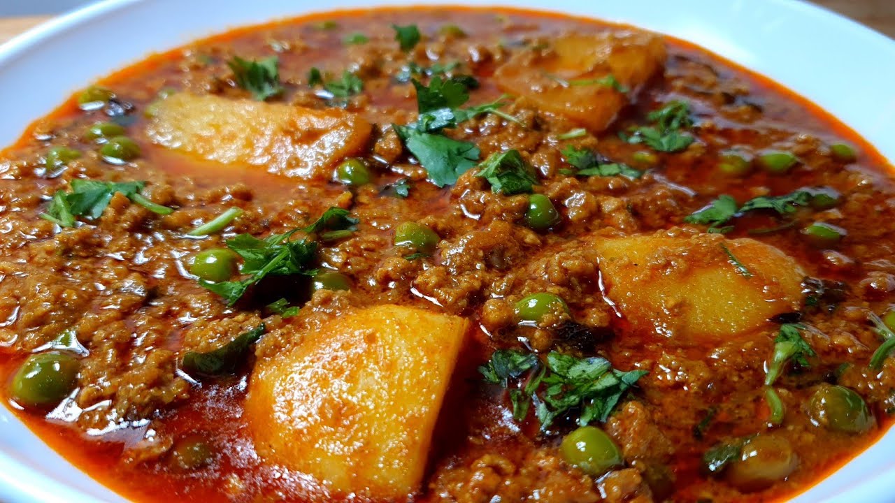 KEEMA MATAR ALOO GRAVY RECIPE l कीमा मटर आलू ग्रेवी रेसिपी - YouTube