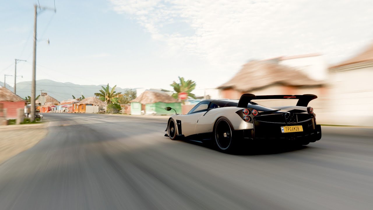 Pagani Huayra BC/Forza Horizon 5/Logitechg920 - YouTube