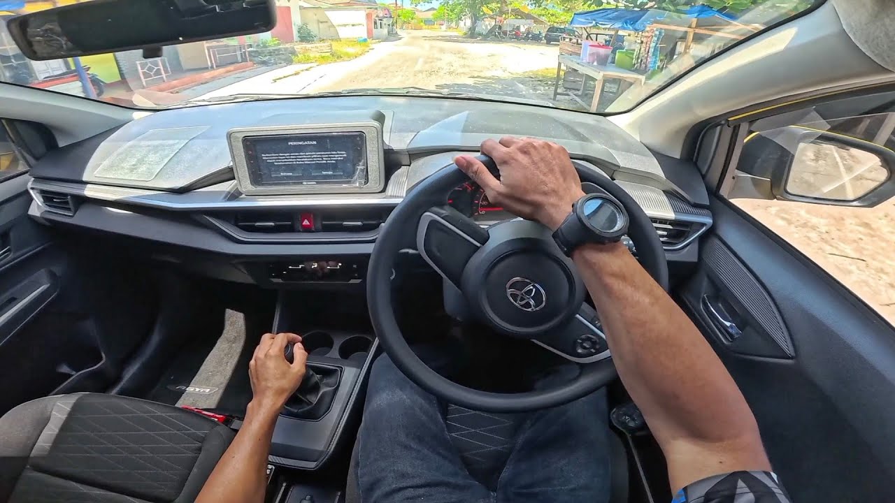DRIVING POV - MANUAL VS MATIC LEBIH PILIH MANA BRAYYY...??? AGYA G 1.2 ...
