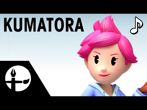 Kumatora Smashified - 3D Model Time Lapse (Music by Nathanael Platier)