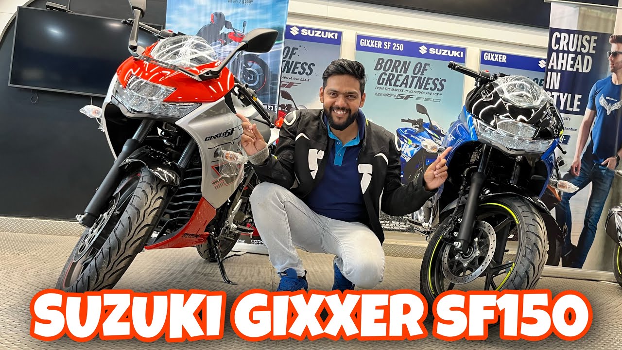 150cc की सबसे सस्ती Sports Bike 2023 Suzuki Gixxer SF150 Walkaround ...