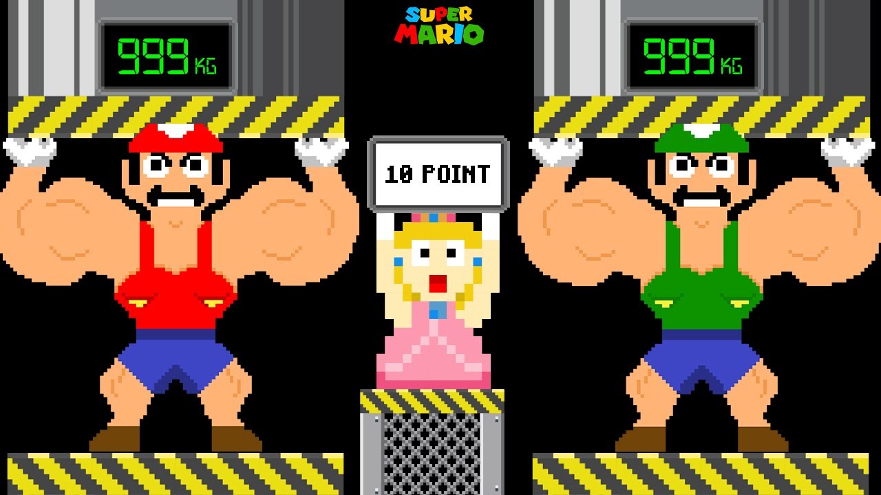 BIG Mario Bros: Super Mario and Luigi Power-UP in Maze Mayhem! - YouTube