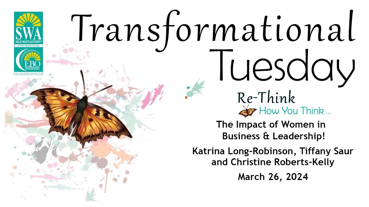 2024 Solid Waste Authority of PBC Transformational Tuesday March - YouTube