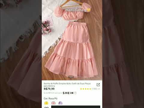 Roupas da SHEIN para meninas de 12/13 anos✨💛#shorts