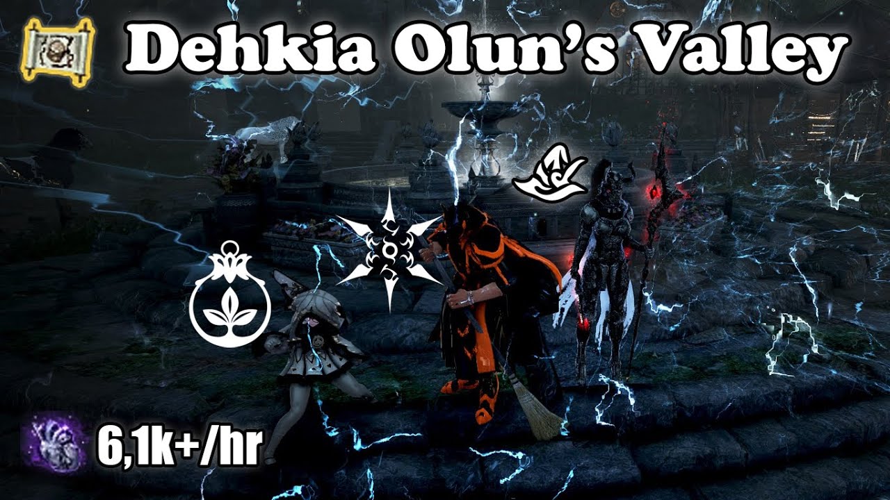 BDO | Dehkia Oluns - Succ Witch/Succ Ninja/Shai 6,1k+/hr L2 (yellow LS ...