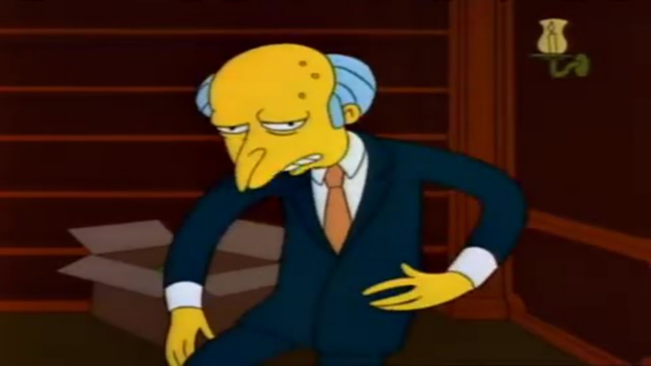 Mr. Burns - Elvis Impression | The Simpsons Clips - YouTube