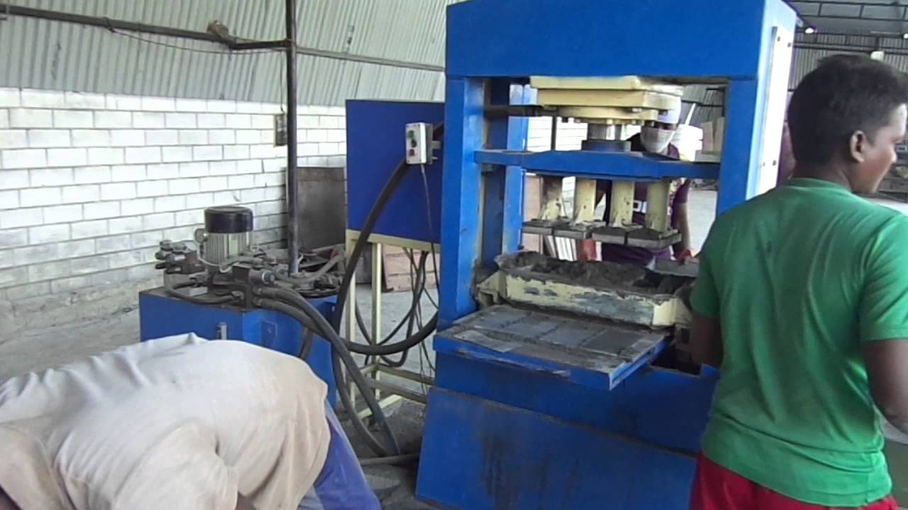 EVERON IMPEX semi automatic fly ash machine - YouTube