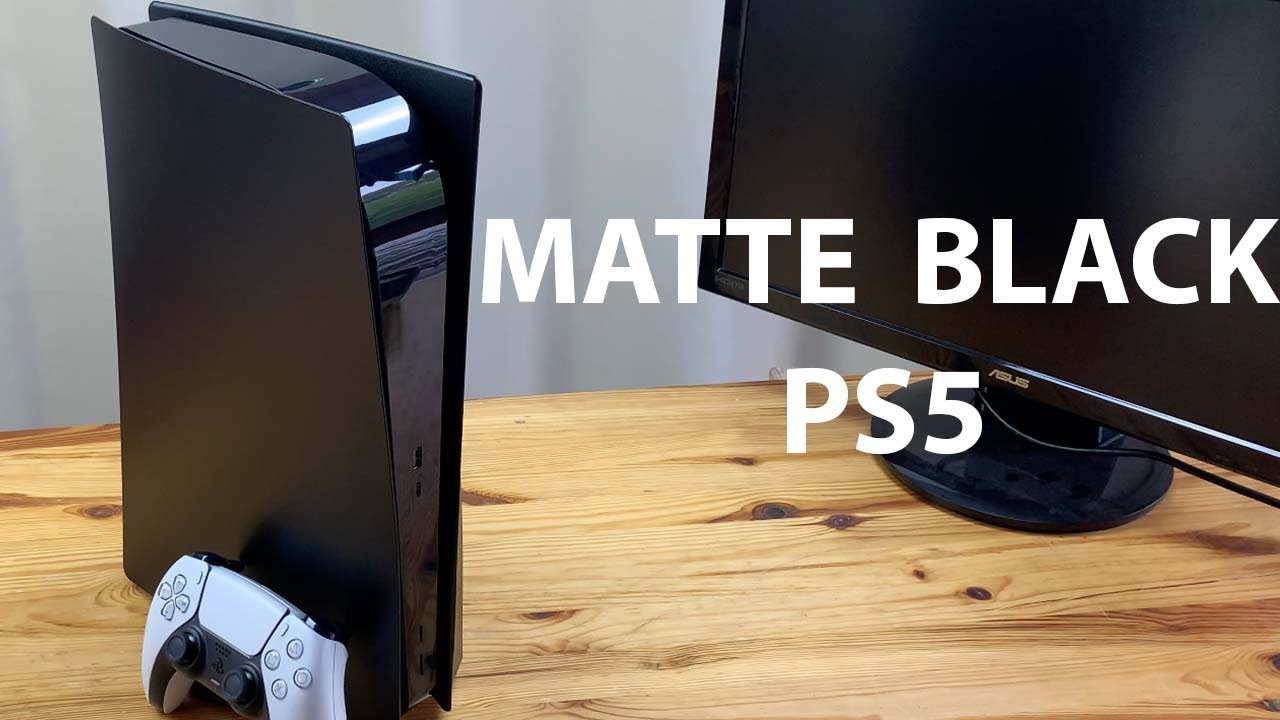 Matte Black PS5: Budget Faceplates - YouTube