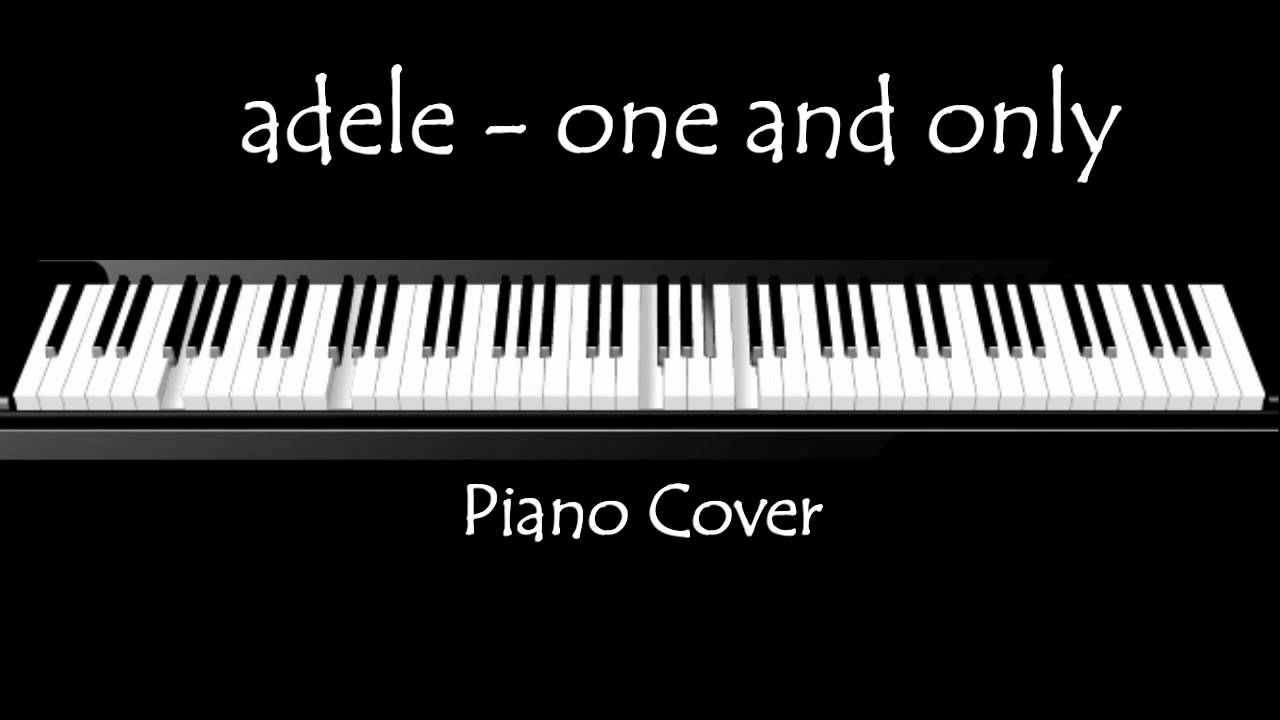 adele - one and only piano cover tutorial midi - YouTube