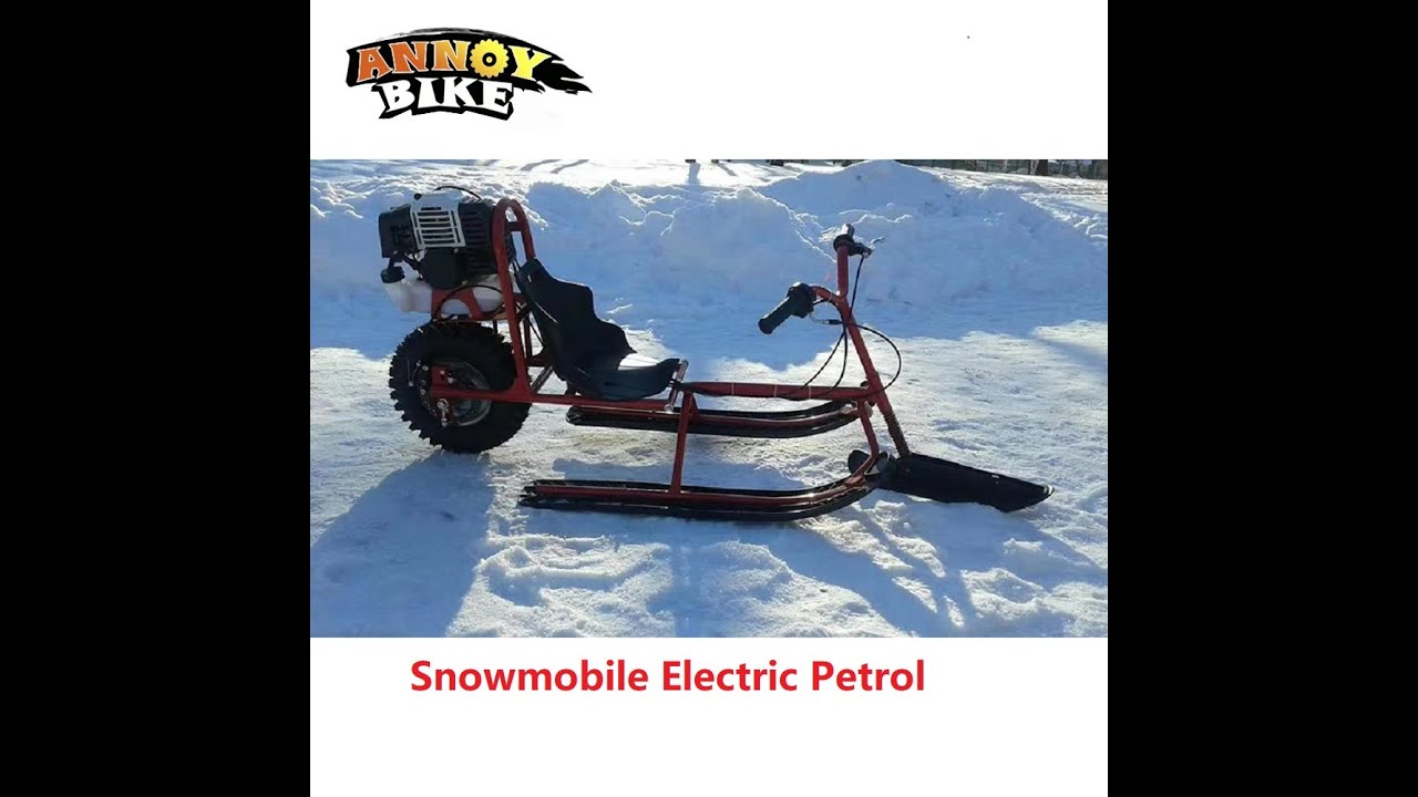 Snowmobile Electric Petrol Amusement Ski Car Vehicle Kids Playground ...
