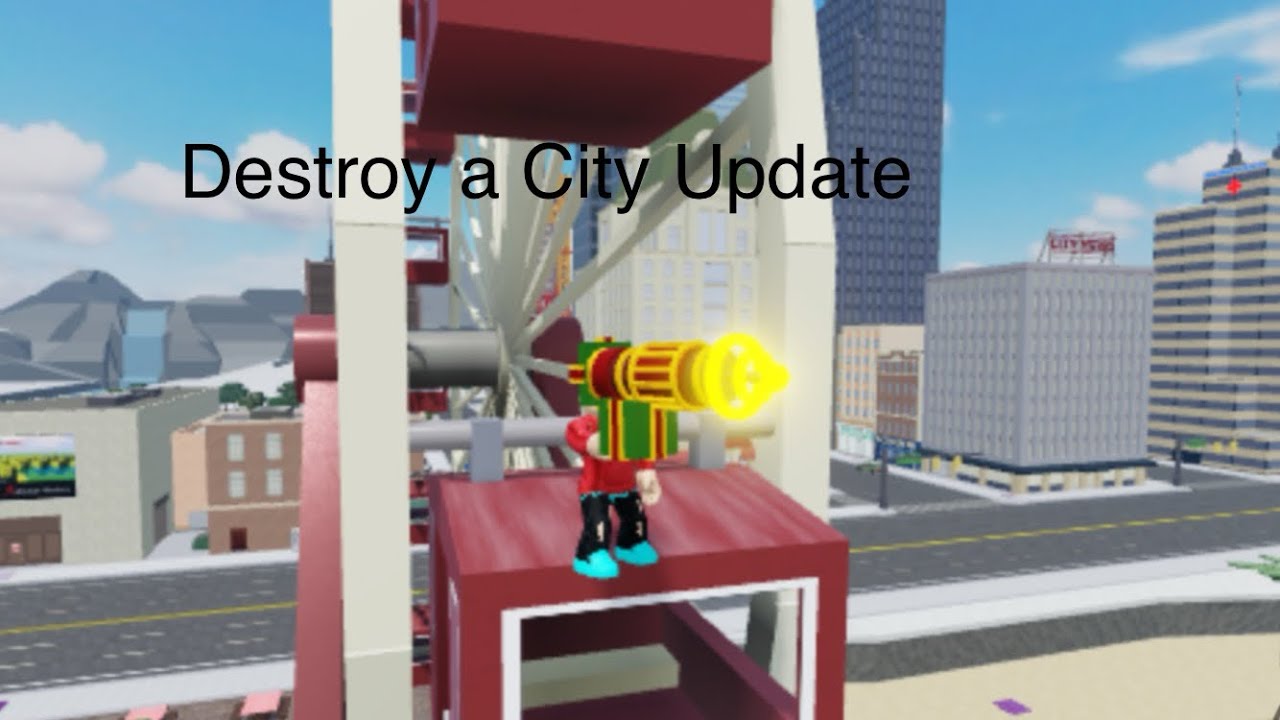 New Destroy a City Christmas update! (Secret weapon location) (Roblox ...