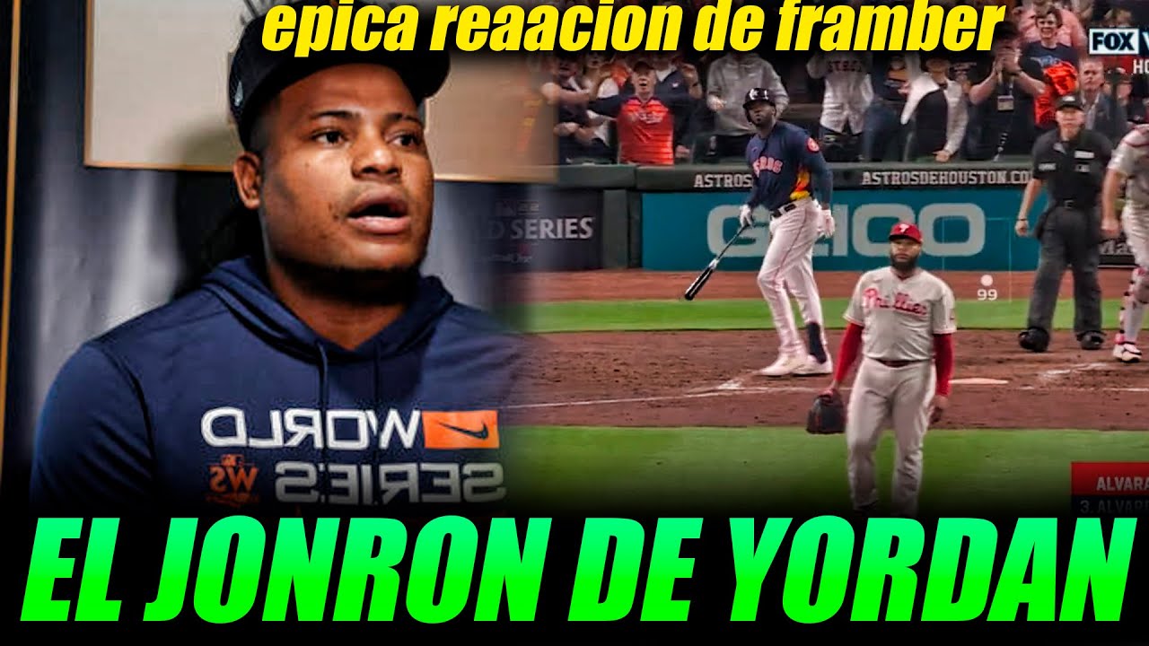 Asi Fue El Enorme Jonron De YORDAN ALVAREZ Vs Los Phillies En La Serie ...