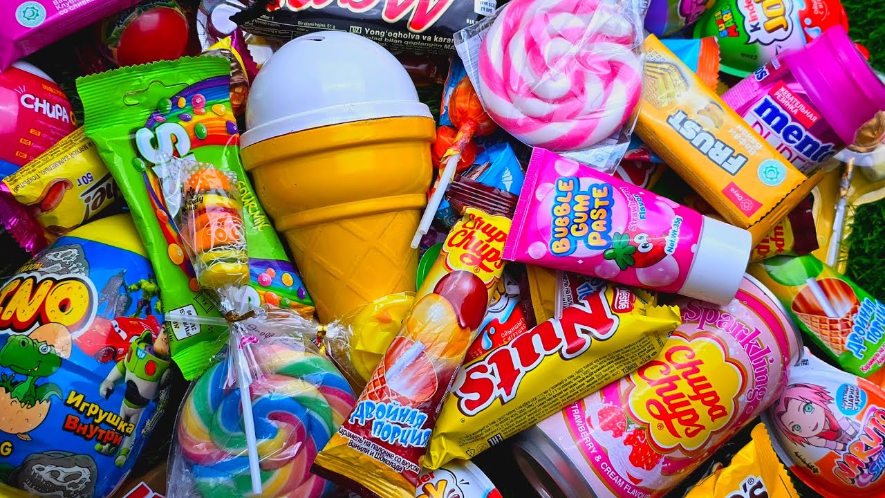 Candy Lollipops and Sweets | Yummy Rainbow Lollipops Unpacking | ASMR ...