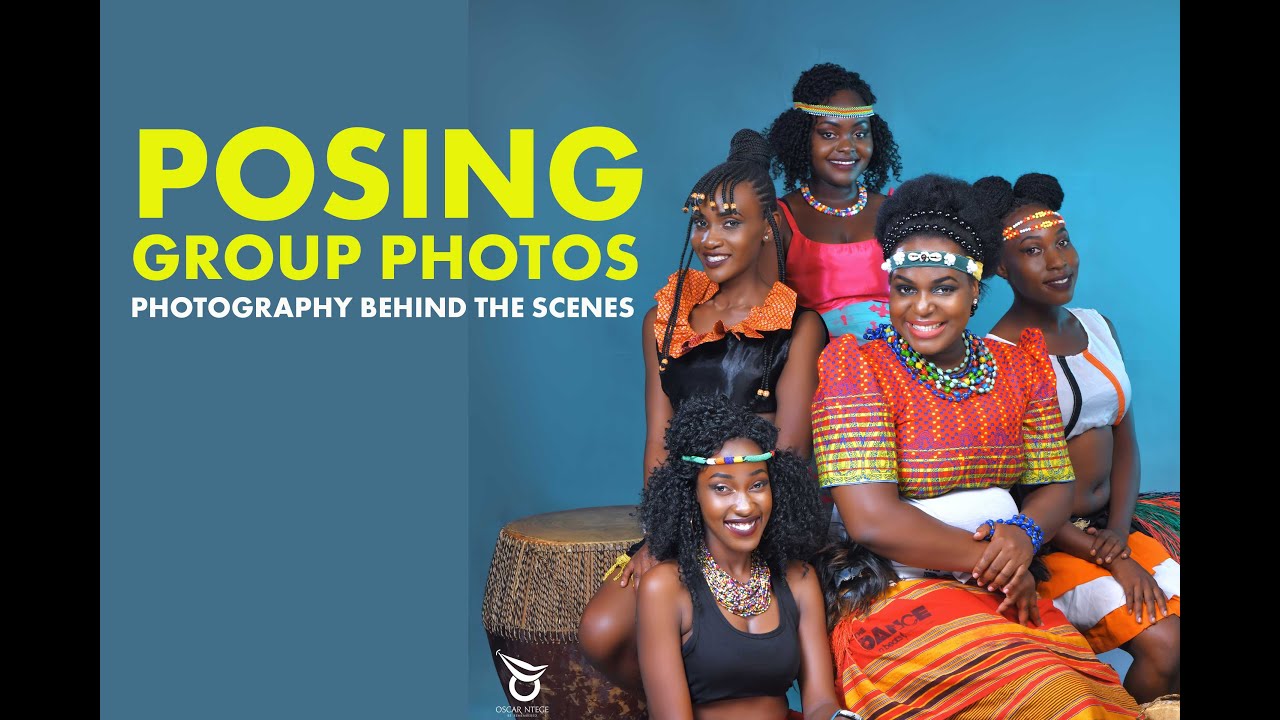 PHOTOGRAPHY: Group photo poses in studio behind the scenes - YouTube