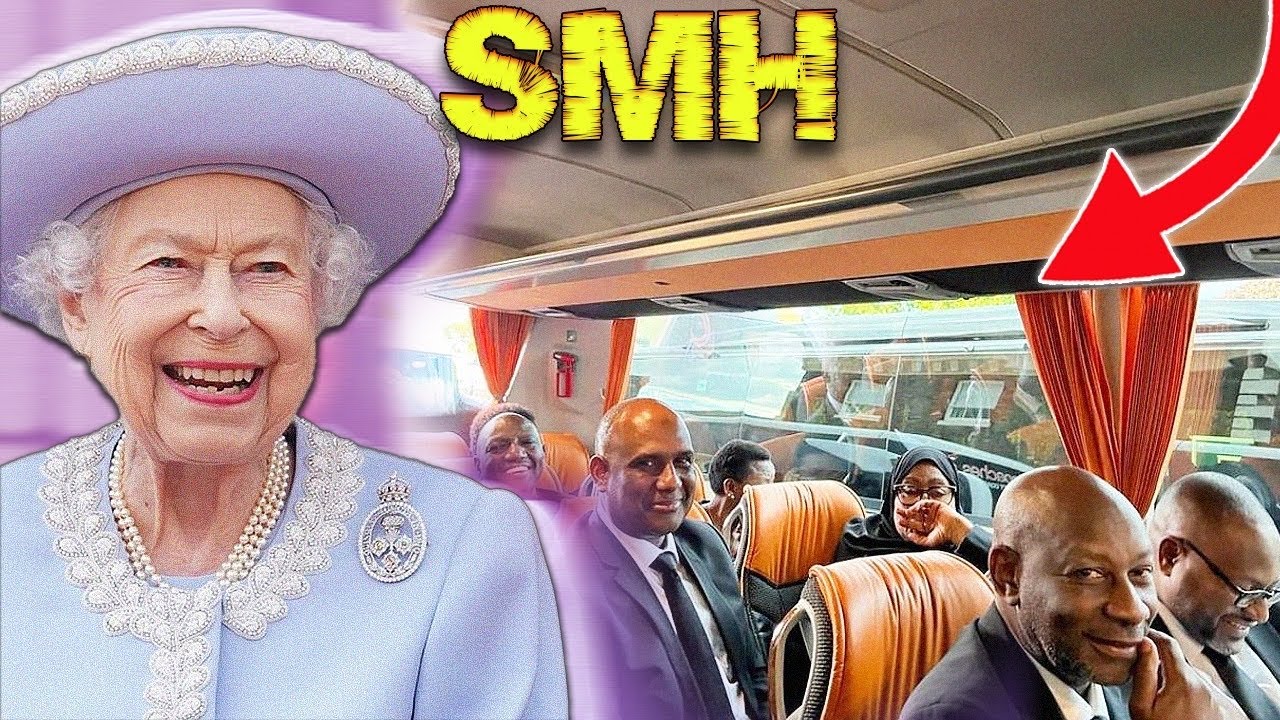 African Presidents Get ROASTED For Riding in a Bus To Queen Elizabeth's ...