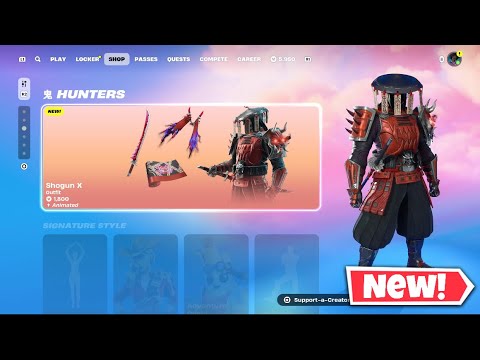 Cat woman is back and the new skin shogun x!!! - YouTube