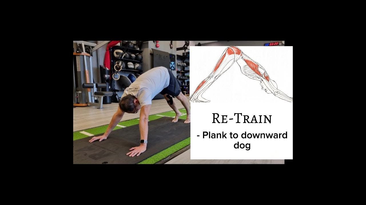 Re-Train: Plank to Downward Dog - YouTube