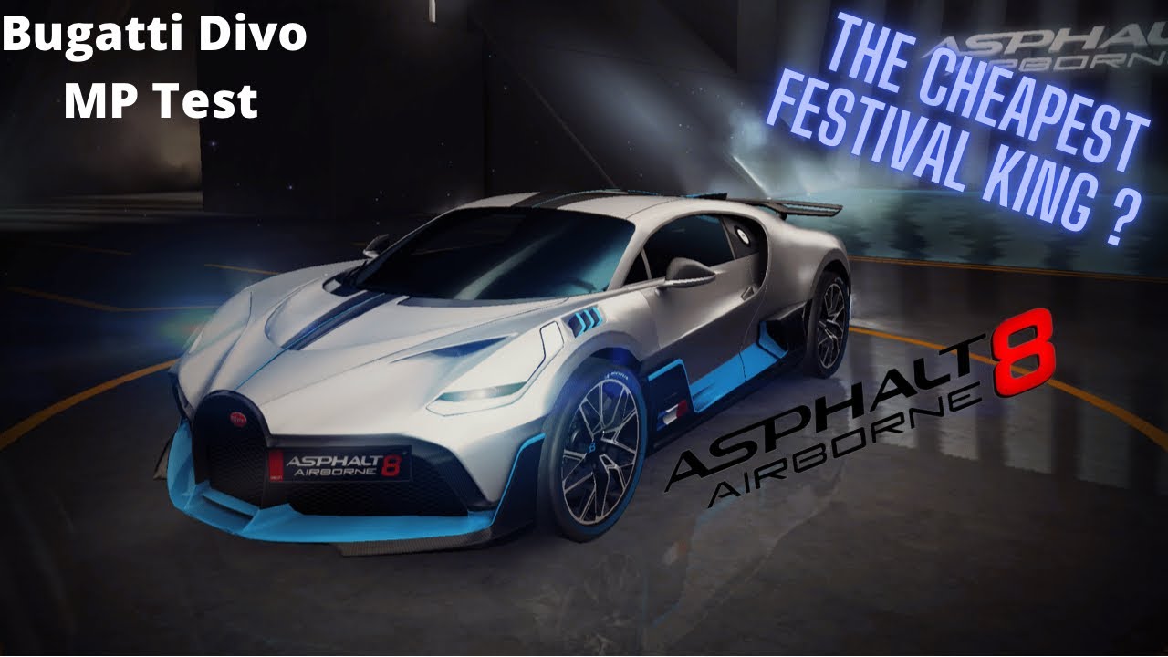 Asphalt 8 : Airborne - Bugatti Divo MP Test - YouTube